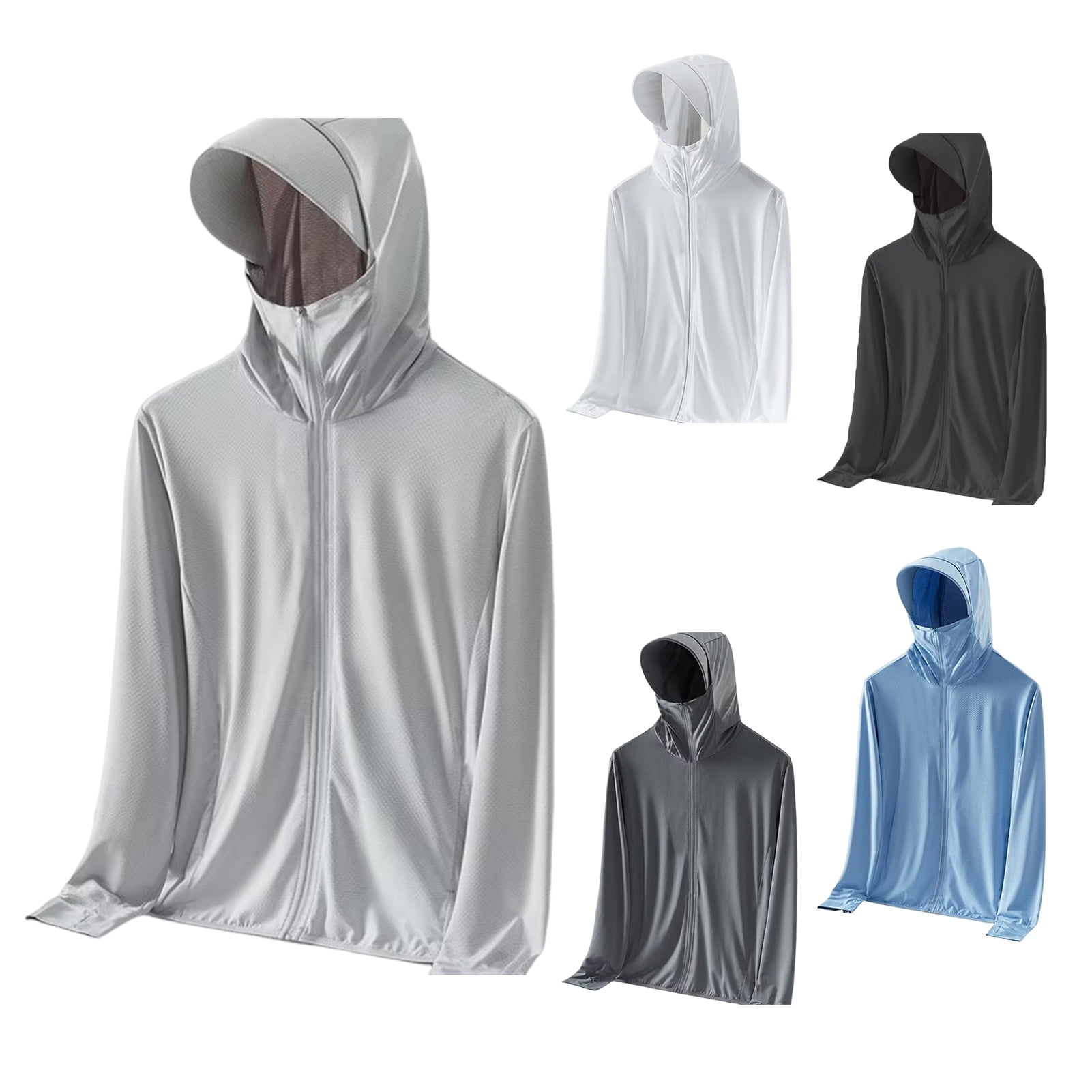 Women's UPF 50+ Sun Protection Shirts Sun Blocking Coat UV Cooling Hoodie Long Sleeve Summer ...