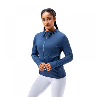 BALEAF Women's Zip Up Sun Shirts SPF UPF 50+ UV Hoodie Jackets Hiking Thumb Holes Lightweight ...