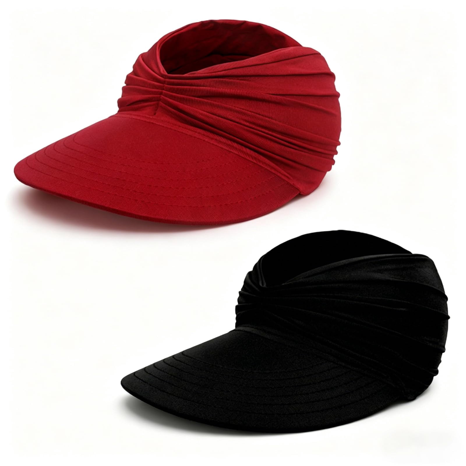 Women's UPF 50+ UV Protection Sun Visor Hat for High Ponytail ...
