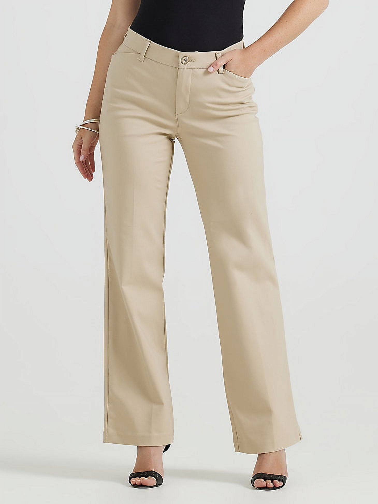 Women's Ultra Lux with Flex Motion Regular Fit Trouser Pant in Bunglow ...