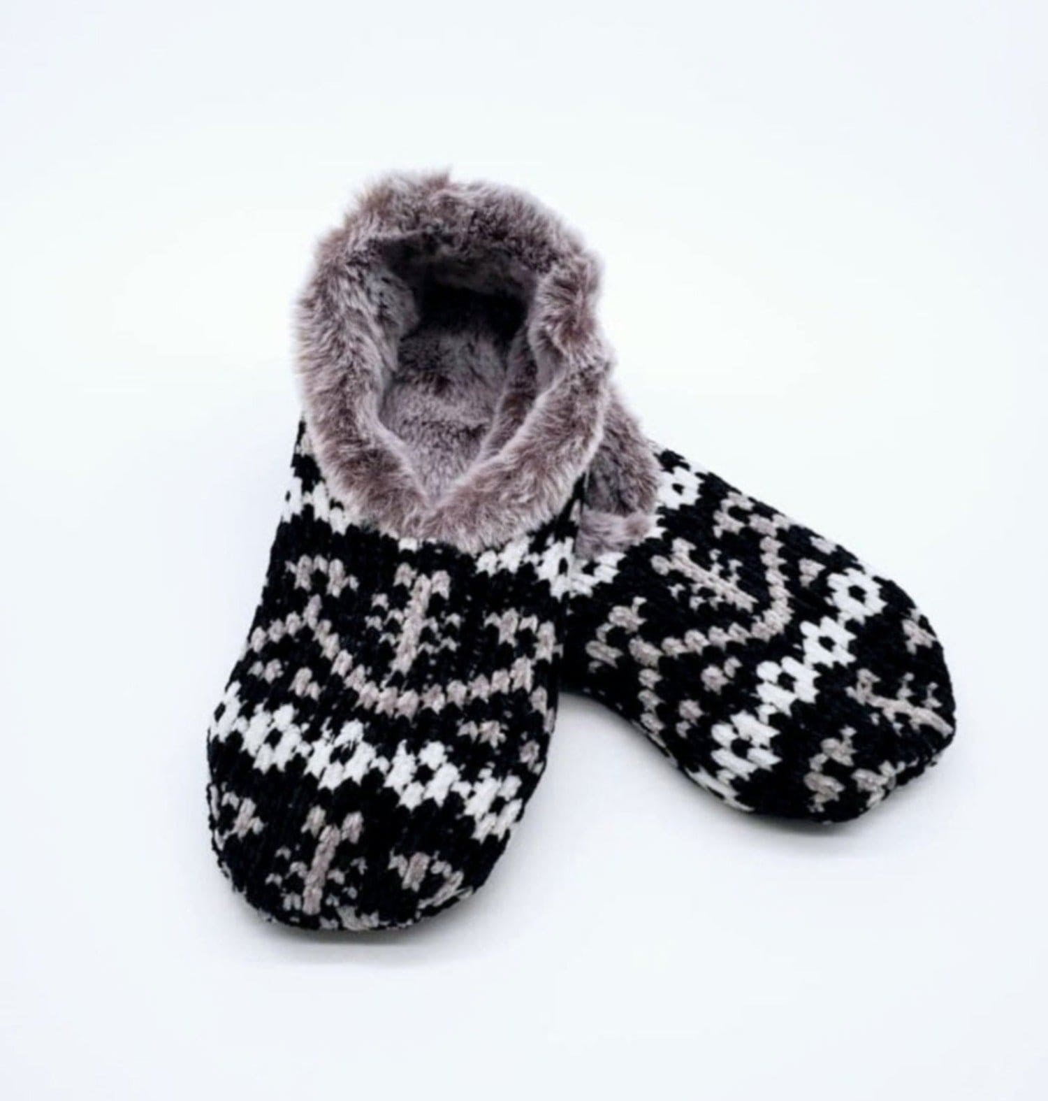 Women's Ultra Soft Comfy Slippers, Snuggle Feet Warm Non Skid Chenille ...