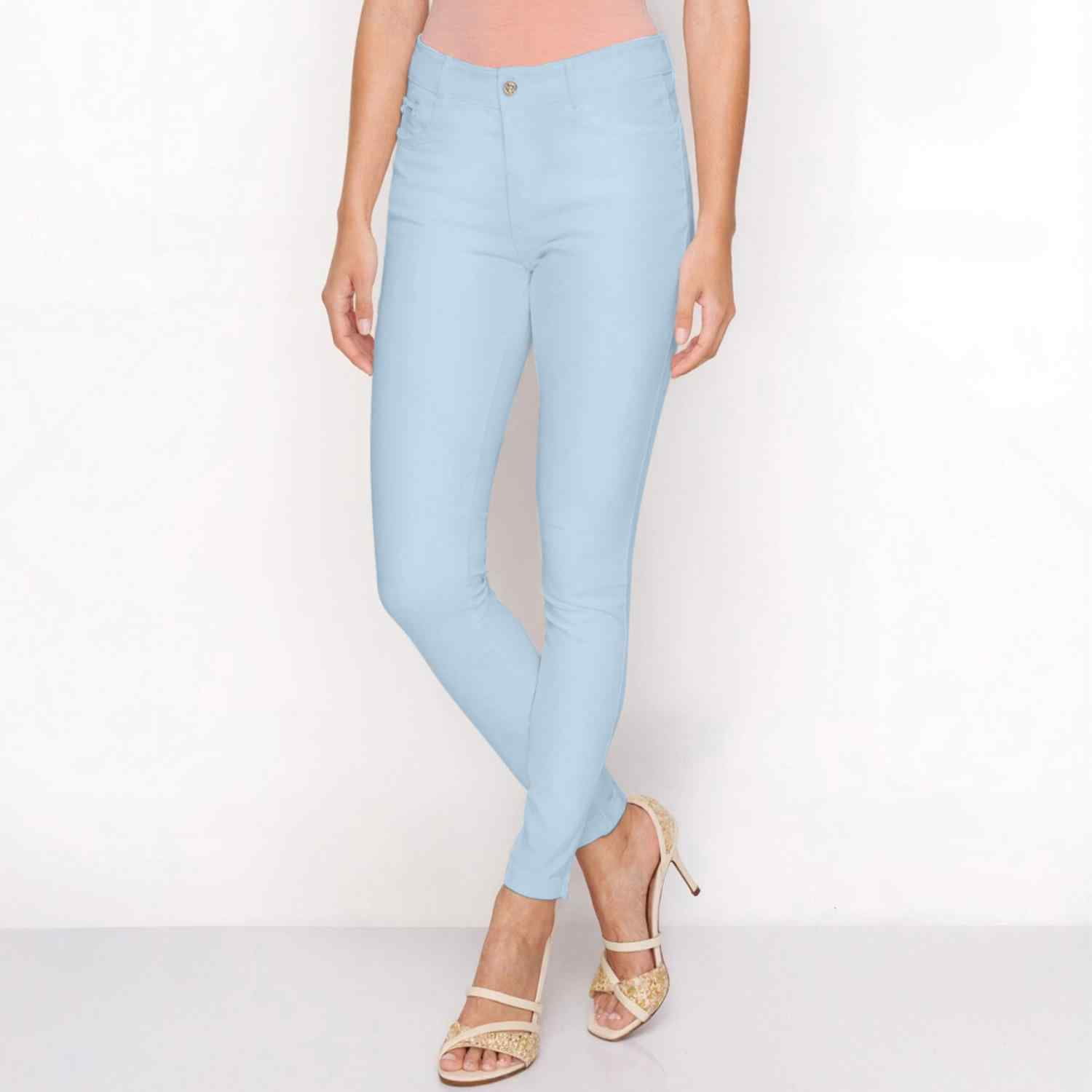 Women's Ultra Stretchy Classic 5 Pocket Jeggings, Full Length, Light ...