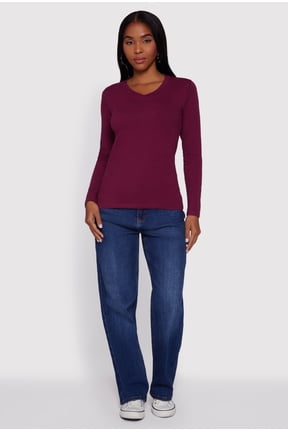 Long Sleeve Purple T-shirts