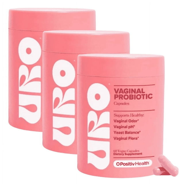Women's Vaginal Probiotic Supplement - U R O Lactobacillus Blend for pH Balance & Flora Support ...