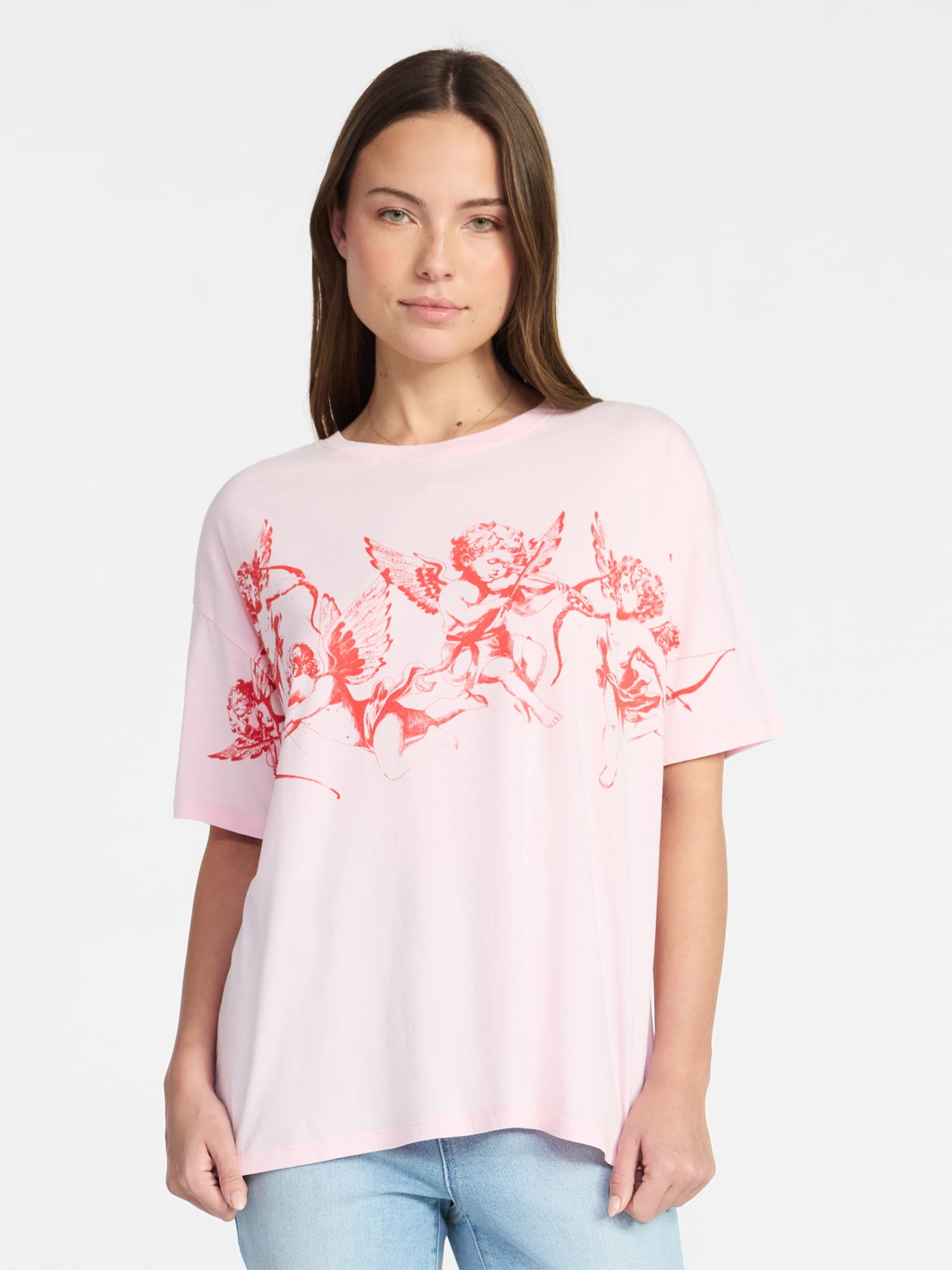 Valentine's Day Women's Cupid Cluster Graphic Tee from Way to Celebrate ...