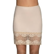 Women's Classic Vintage Half Slip with Lace Details 18 and 23 Inch ...