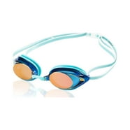 Arena Python Swim Goggles for Men and Women, Copper-White, Mirror Lens ...