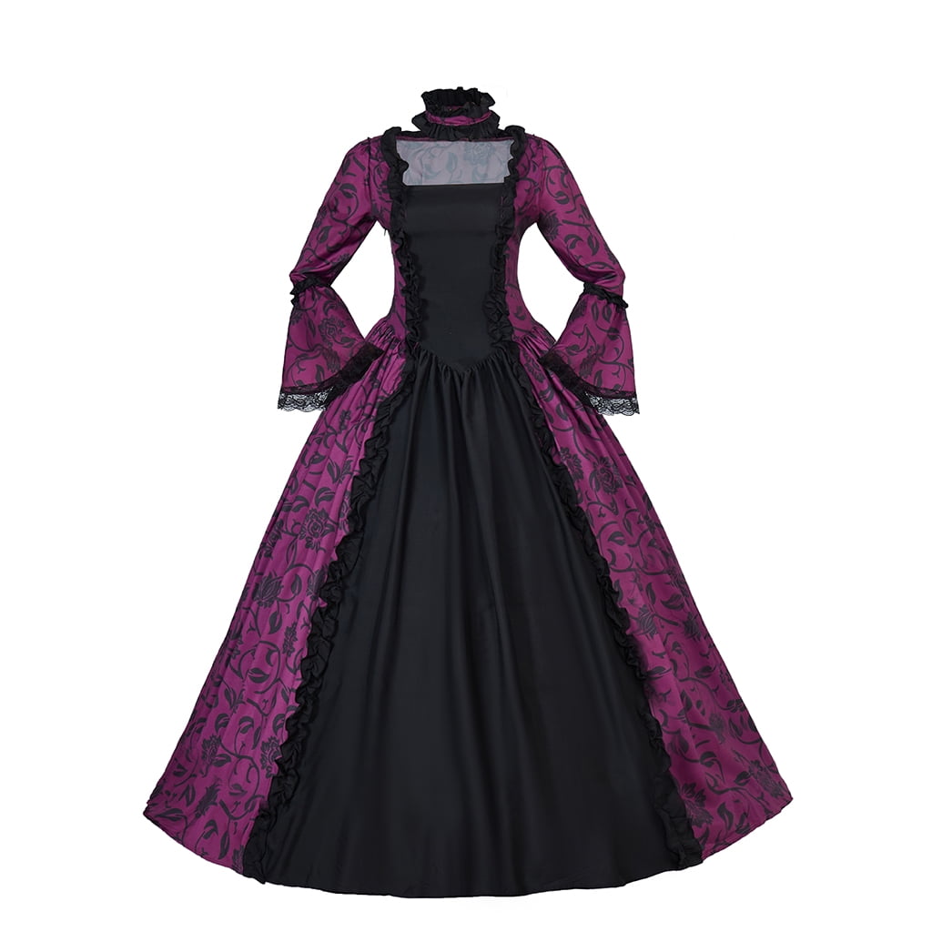 Women's Victorian Rococo Dress 1800S Medieval Renaissance Dress Corset ...