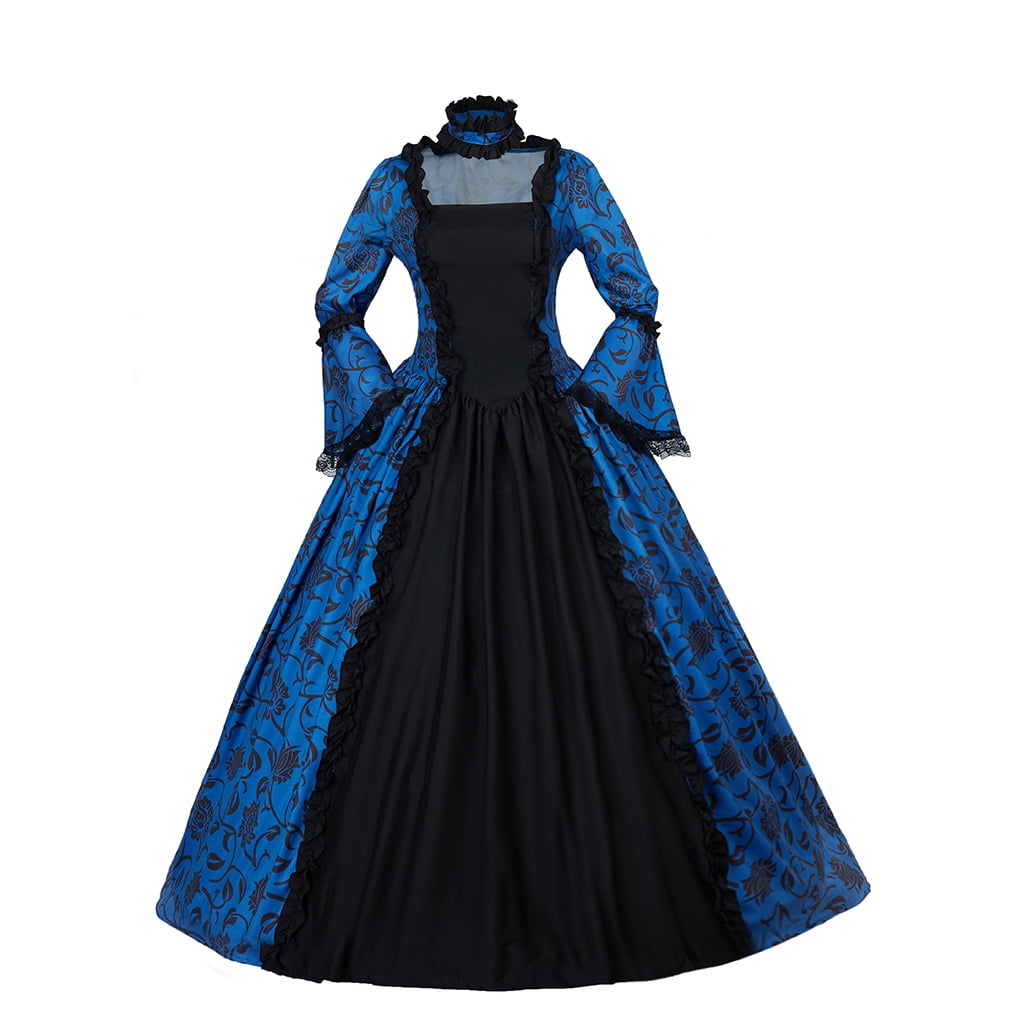 Women's Victorian Rococo Dress 1800S Medieval Renaissance Dress Corset ...