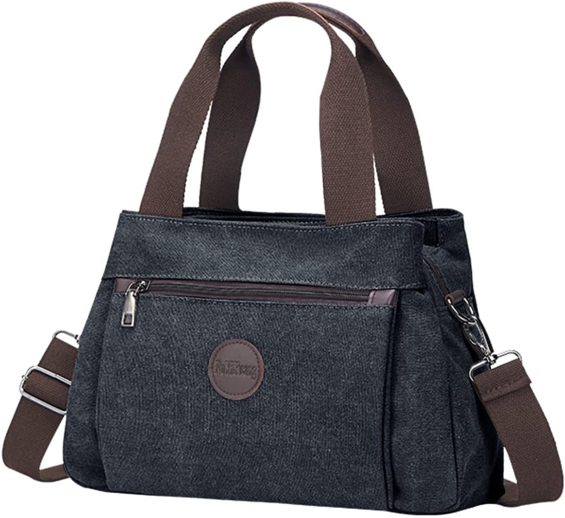 Women's Vintage Canvas Hobo Handbags Work Shoulder Crossbody Bag Tote ...