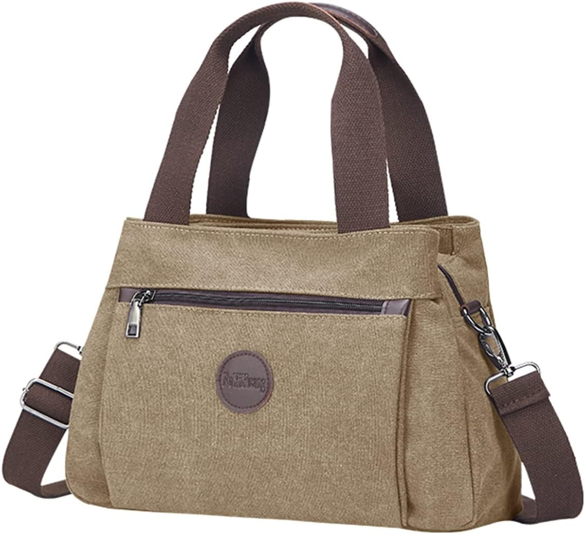 Women's Vintage Canvas Hobo Handbags Work Shoulder Crossbody Bag Tote ...