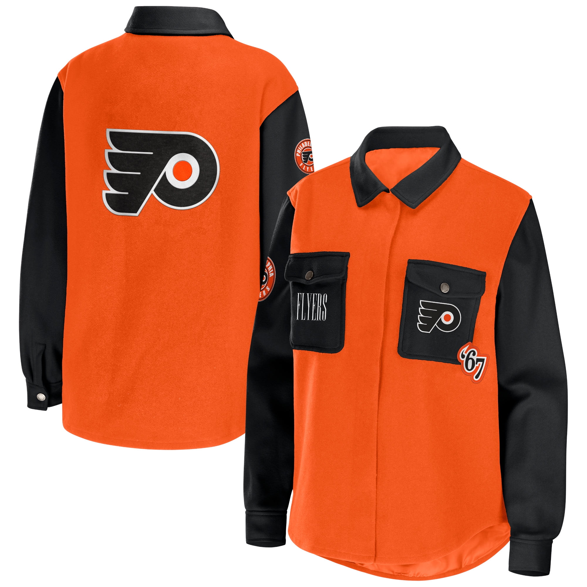 Women's WEAR by Erin Andrews Orange/Black Philadelphia Flyers ...