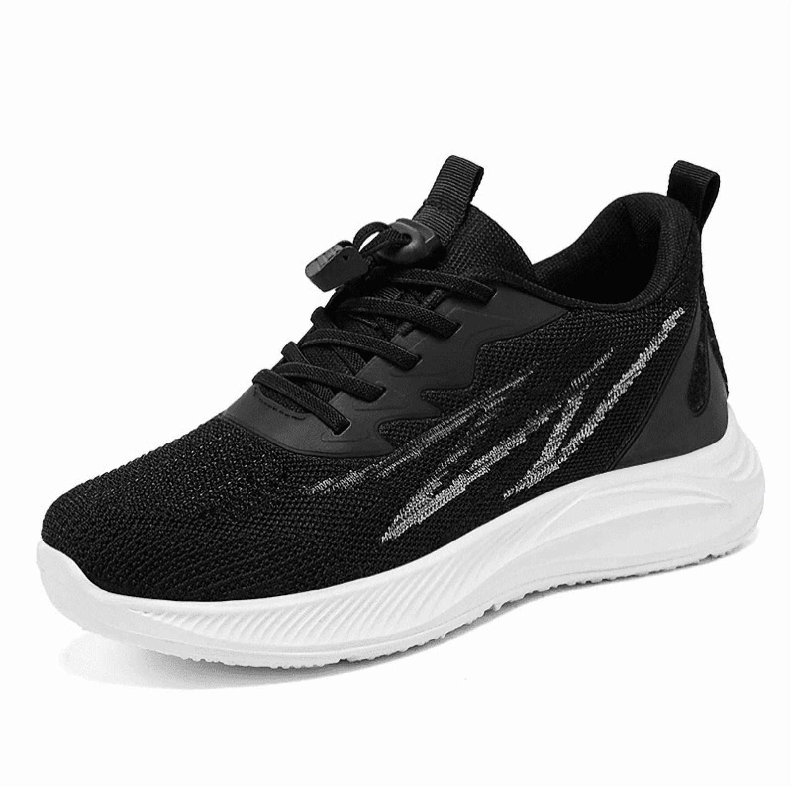 Women's Walking Shoes Arch Support Non Slip Work Shoes Breathable Knit ...