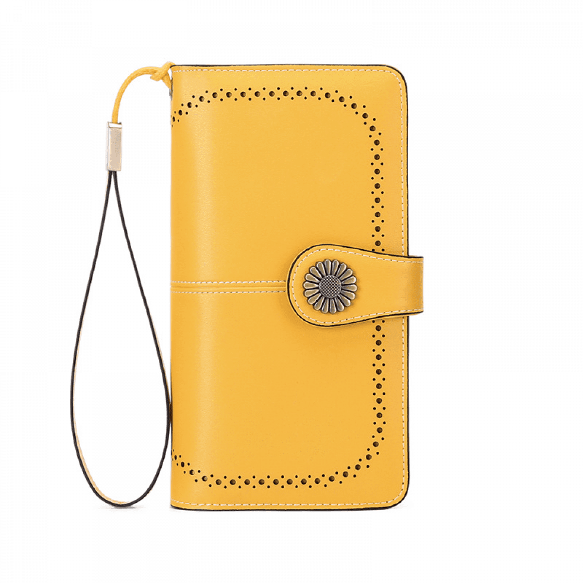 Women's Wallet Soft Leather Designer Tri-Fold Multi-Card Organizer ...