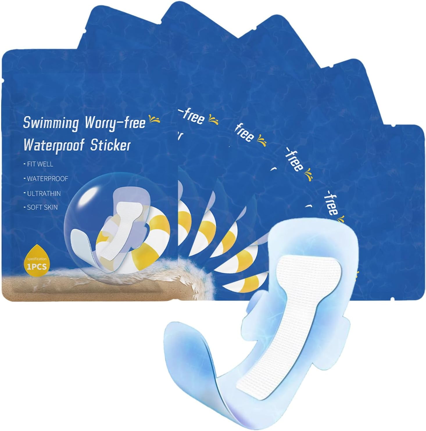 Women's Waterproof Sanitary Pads for Swimming, Skin-Friendly Prevention ...