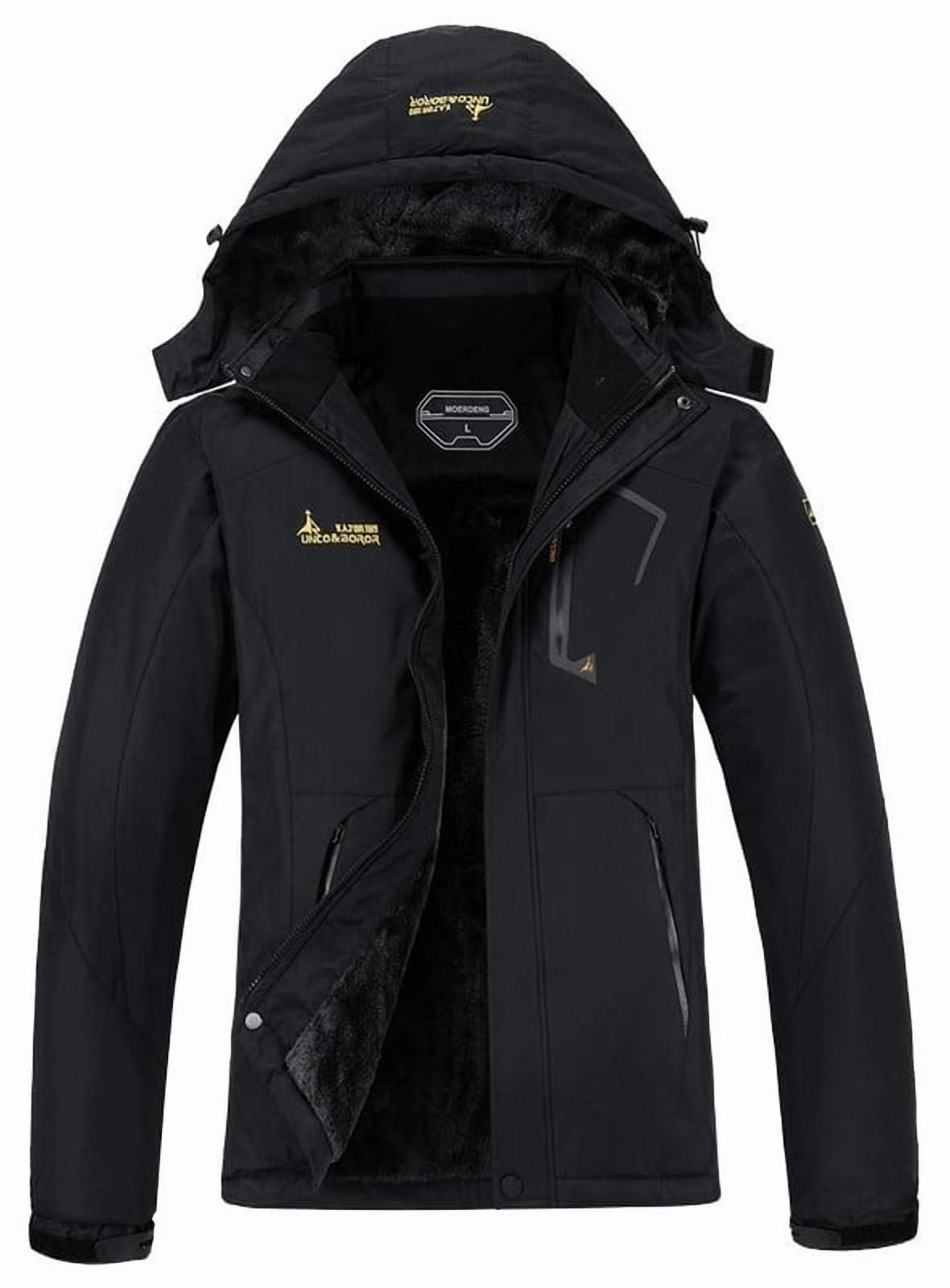 HVEOO Women's Snow Ski Waterproof Faux Fur Lined Winter Coat, S ...