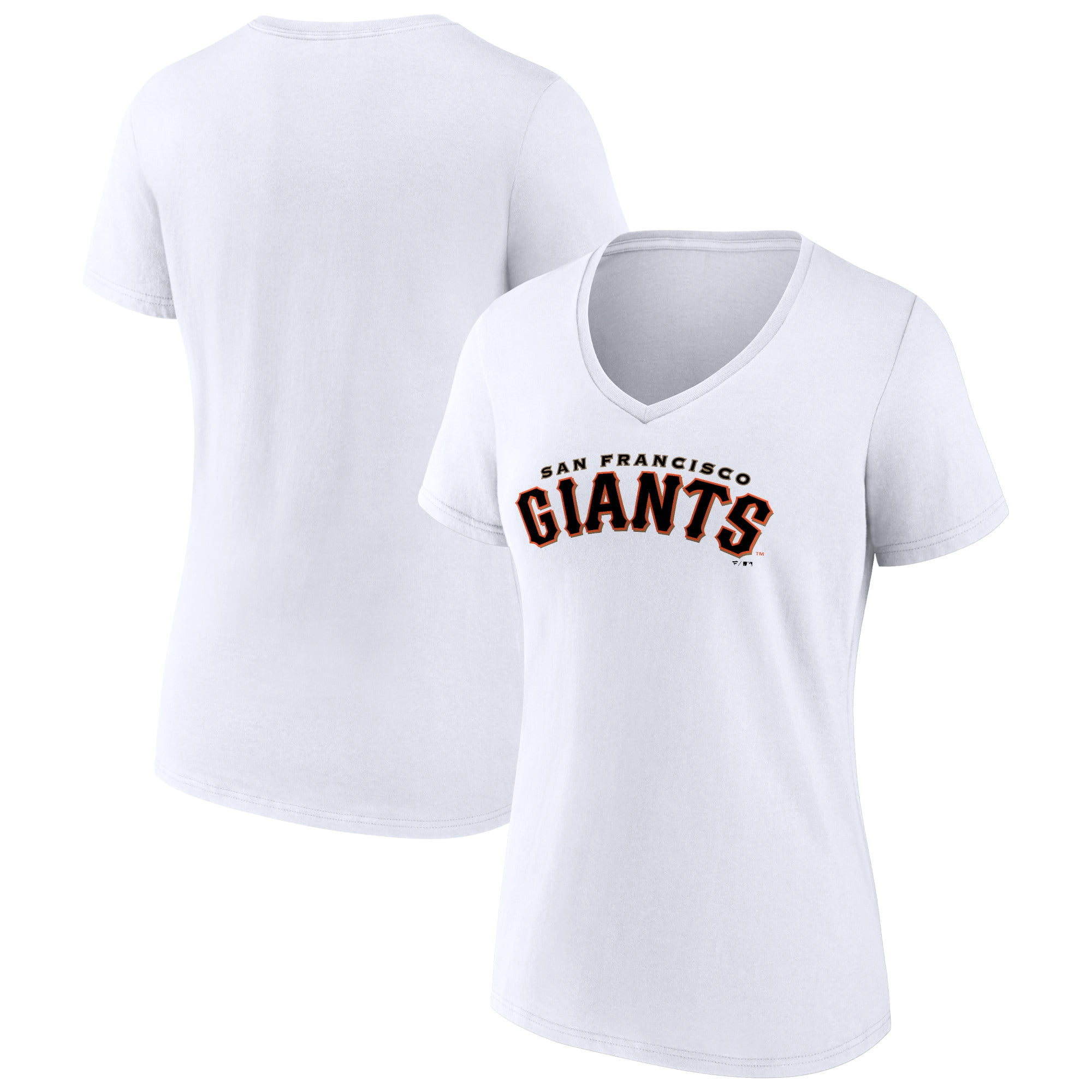 Women's White San Francisco Giants Giants Alternate Club Lettering V ...