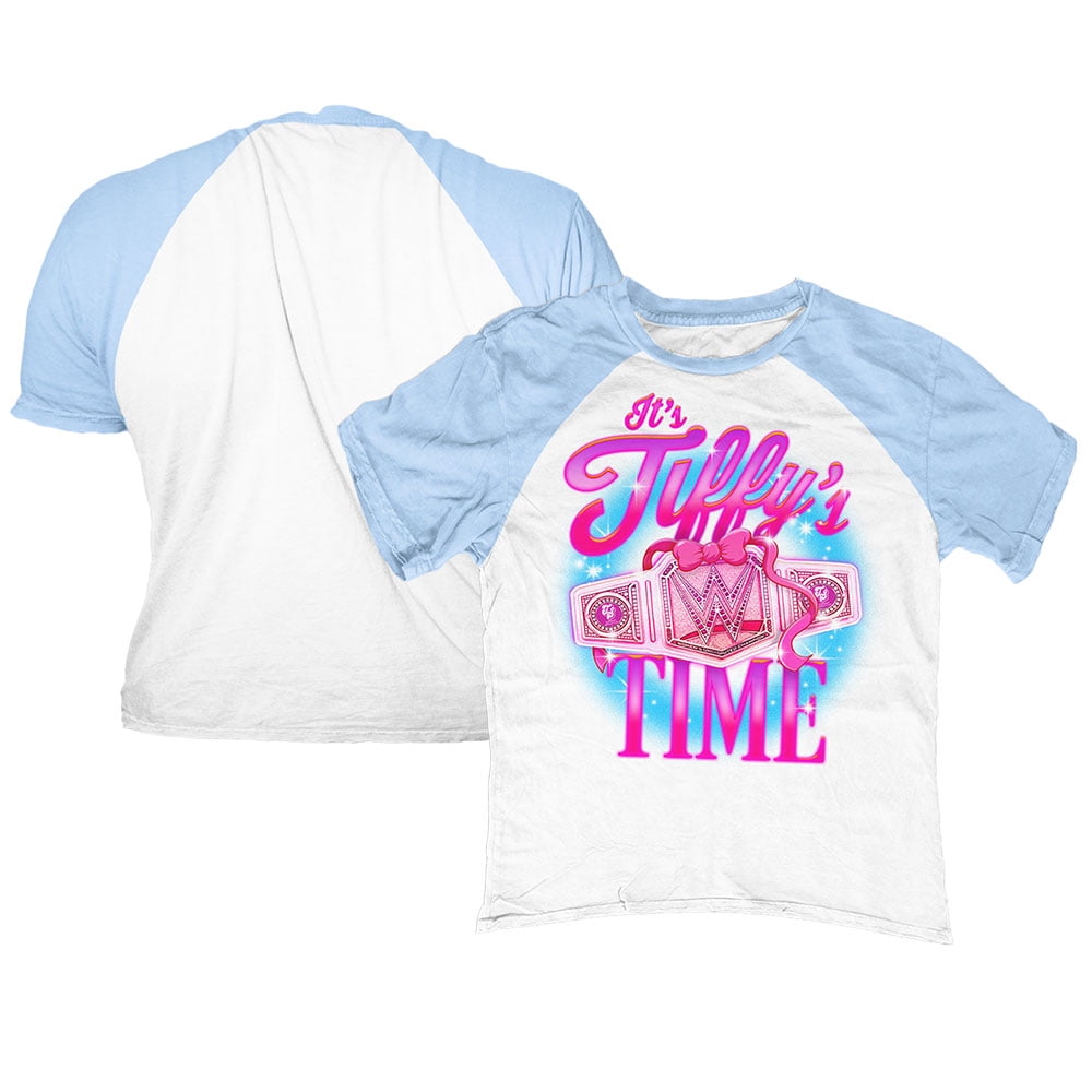 Women's White Tiffany Stratton It's Tiffy Time WWE Women's Championship ...