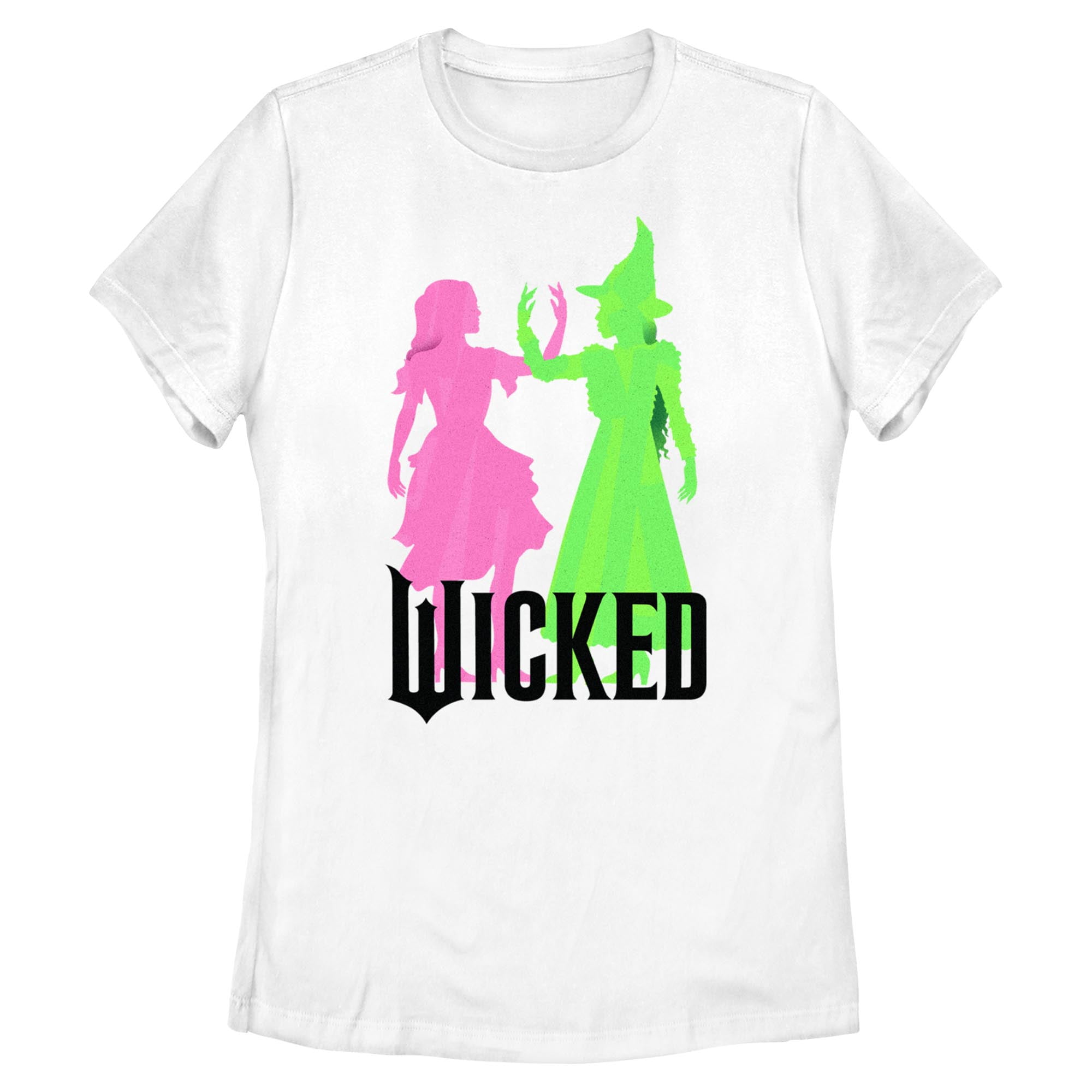 Women's Wicked Elphaba and Glinda Together Graphic T-Shirt - Walmart.com
