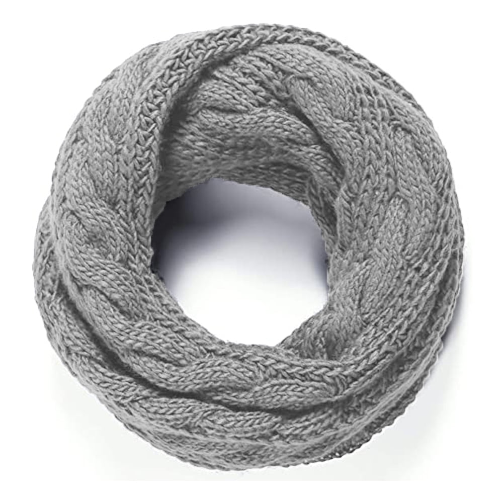 Women's Winter Knit Infinity Scarf Fashion Thick Warm Circle Loop ...