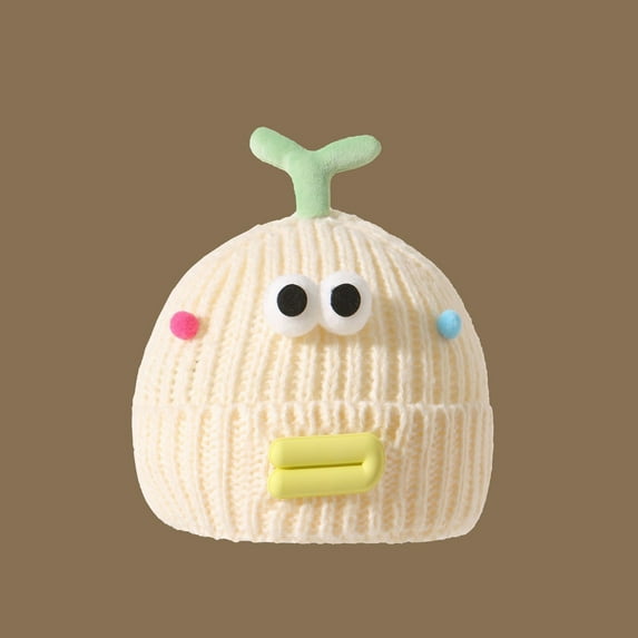 Women's Winter Knitted Wool Hat with Ear Flaps, Funny Cartoon Sausage ...