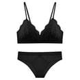 Women's Wireless Bra Back-Smoothing Bra Feature V-Neck Push-up Bra ...