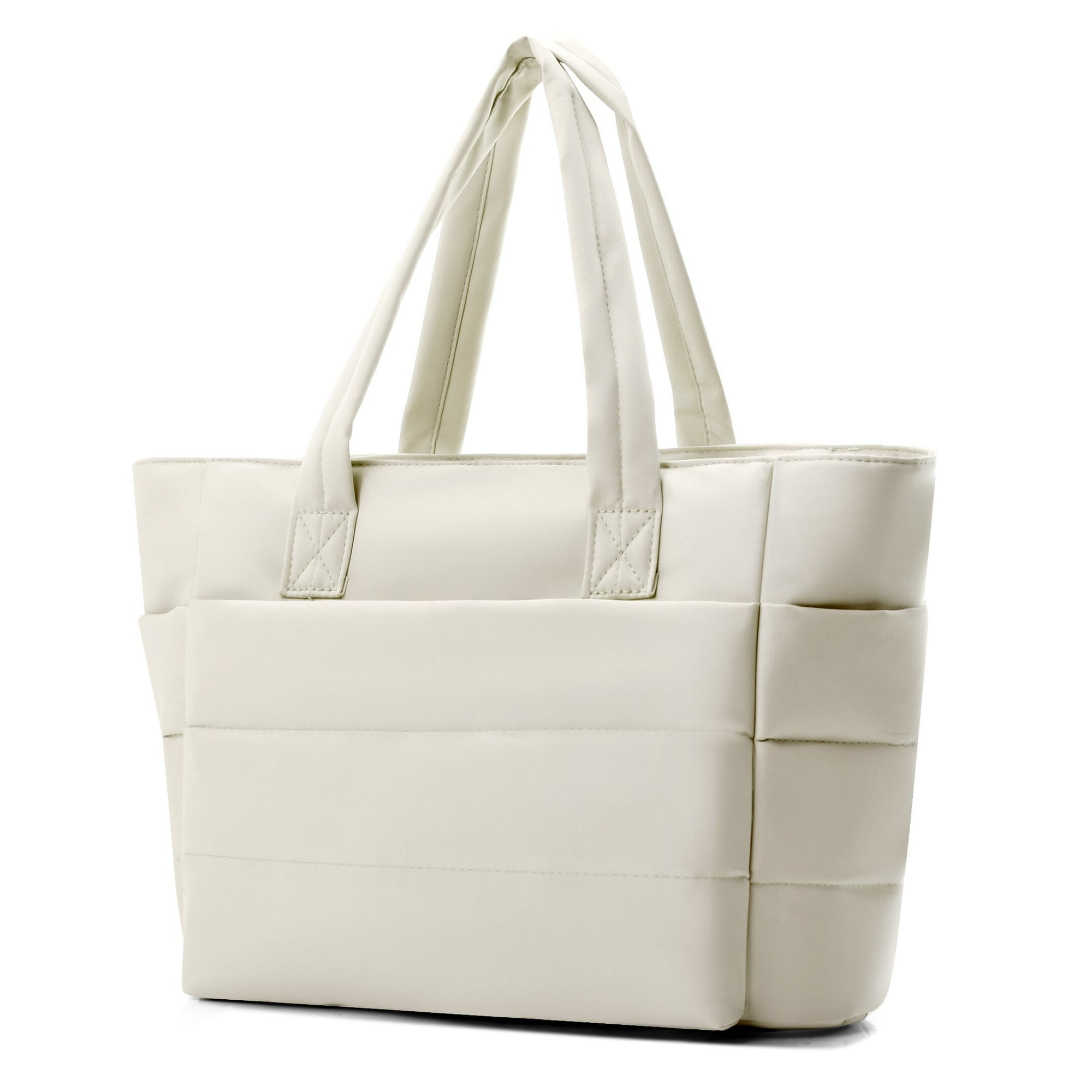 Women's Work Tote Bag, Large Capacity Waterproof Puffer Shoulder Bag ...