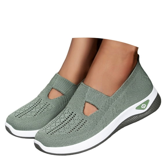 Women's Woven Orthopedic Breathable Soft Shoes Arch Support, Diabetes ...