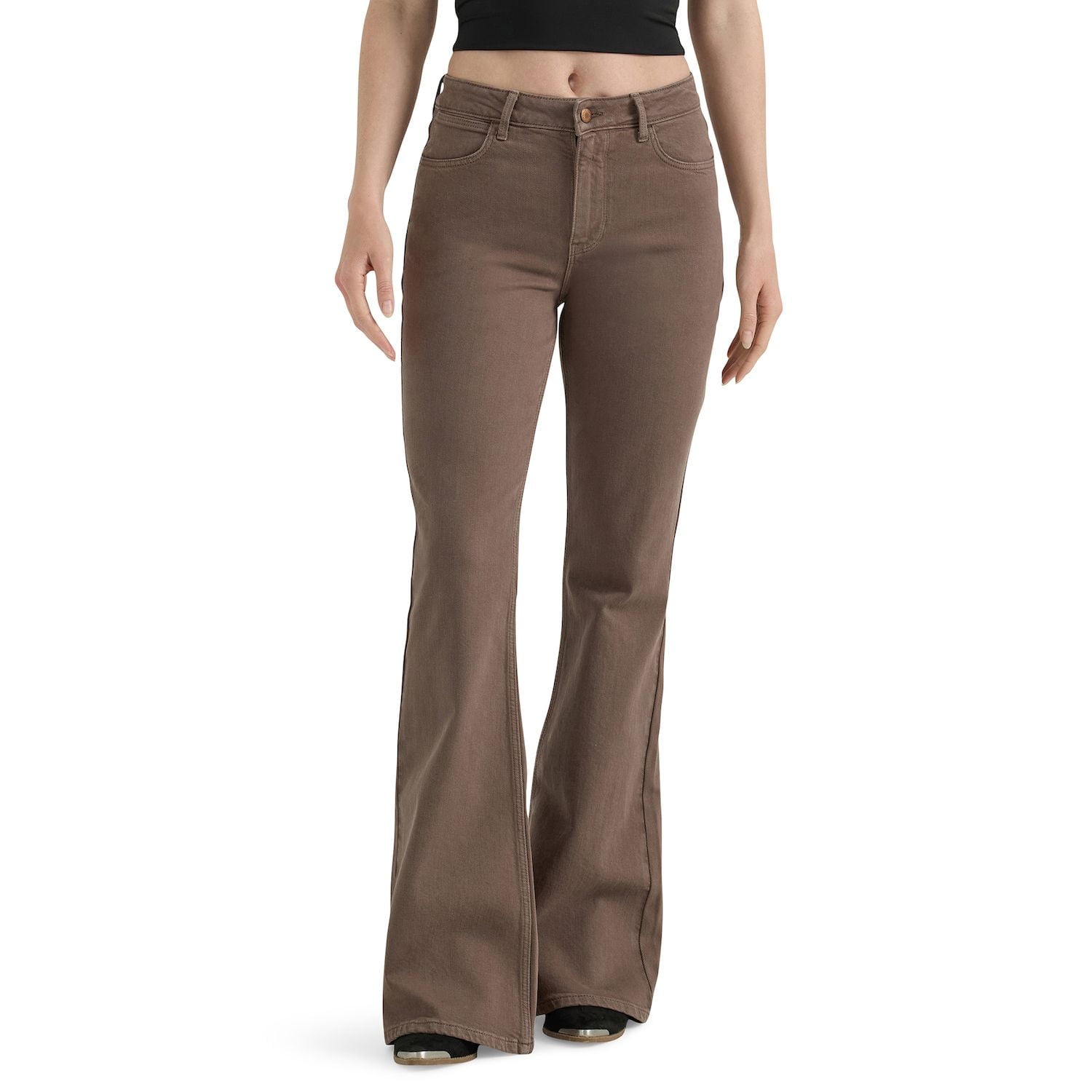 Women's Wrangler Flare Pants Color: Clay Canyon Size: 14X32 - Walmart.com