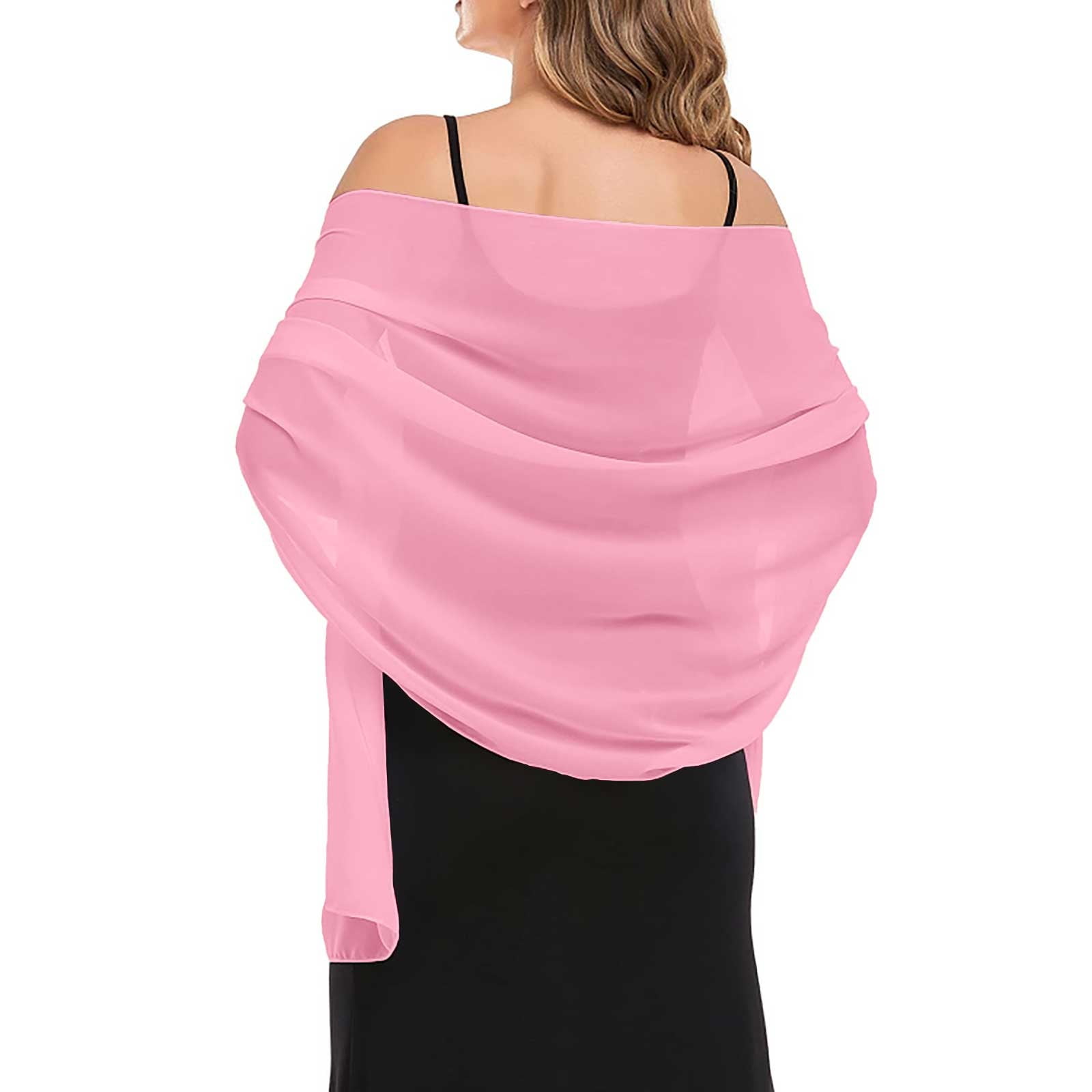 IMENGL Shawls For Evening Dresses Chiffon Elegant Soft Silky Wedding ...