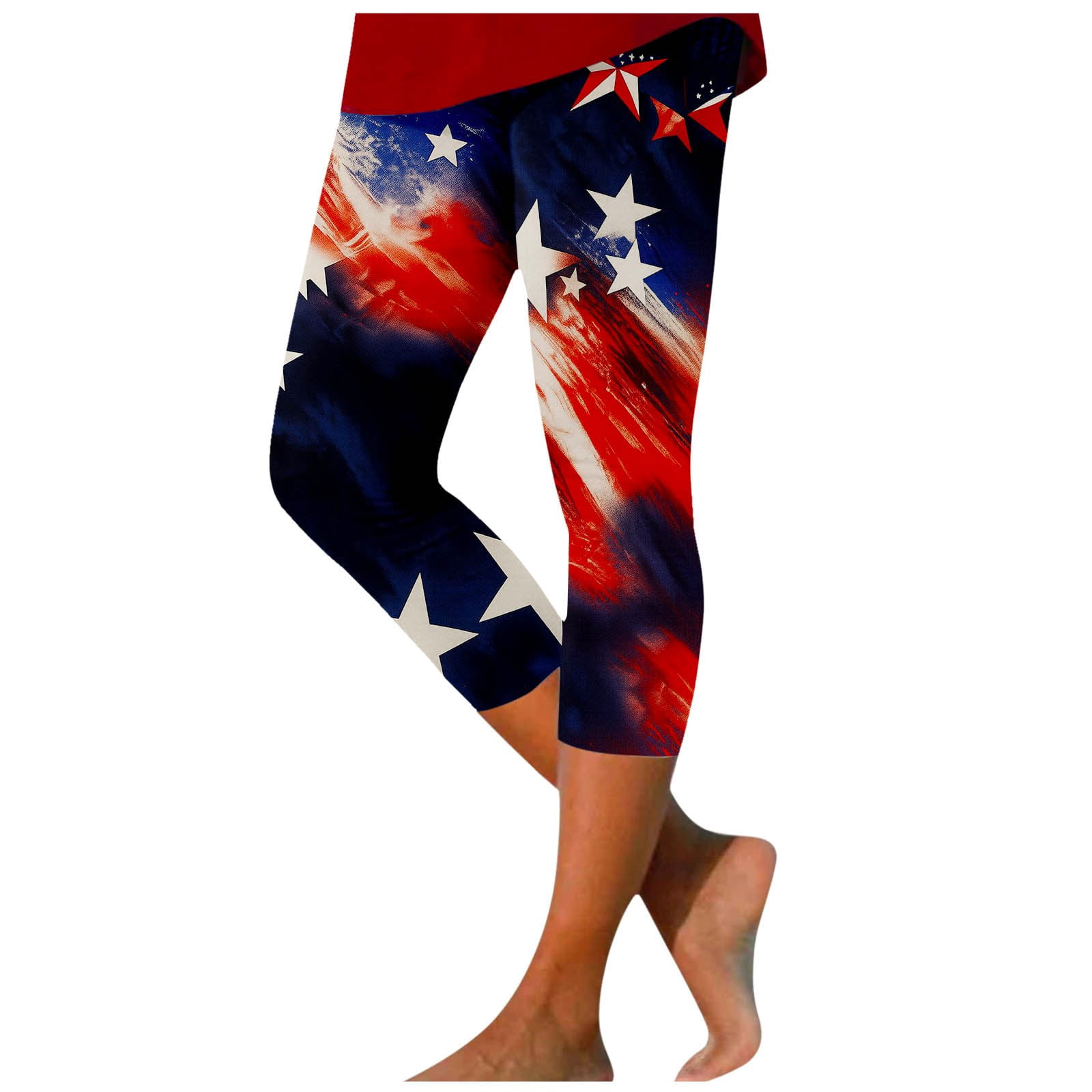 Women’s Yoga Pants with Pockets High Waist Tummy Control Workout 4th of ...