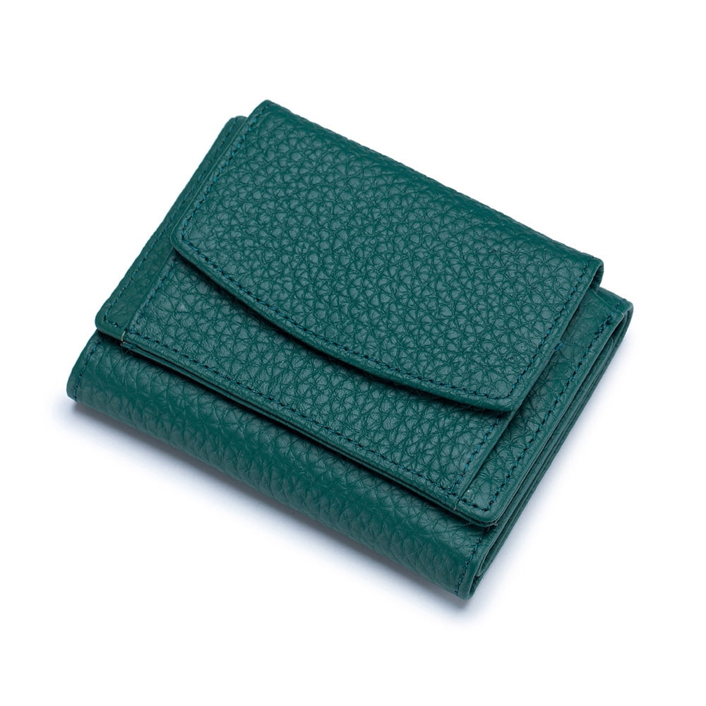 Women's Zipper Pocket Wallet, Mini, Dark Green, 10*7cm - Walmart ...