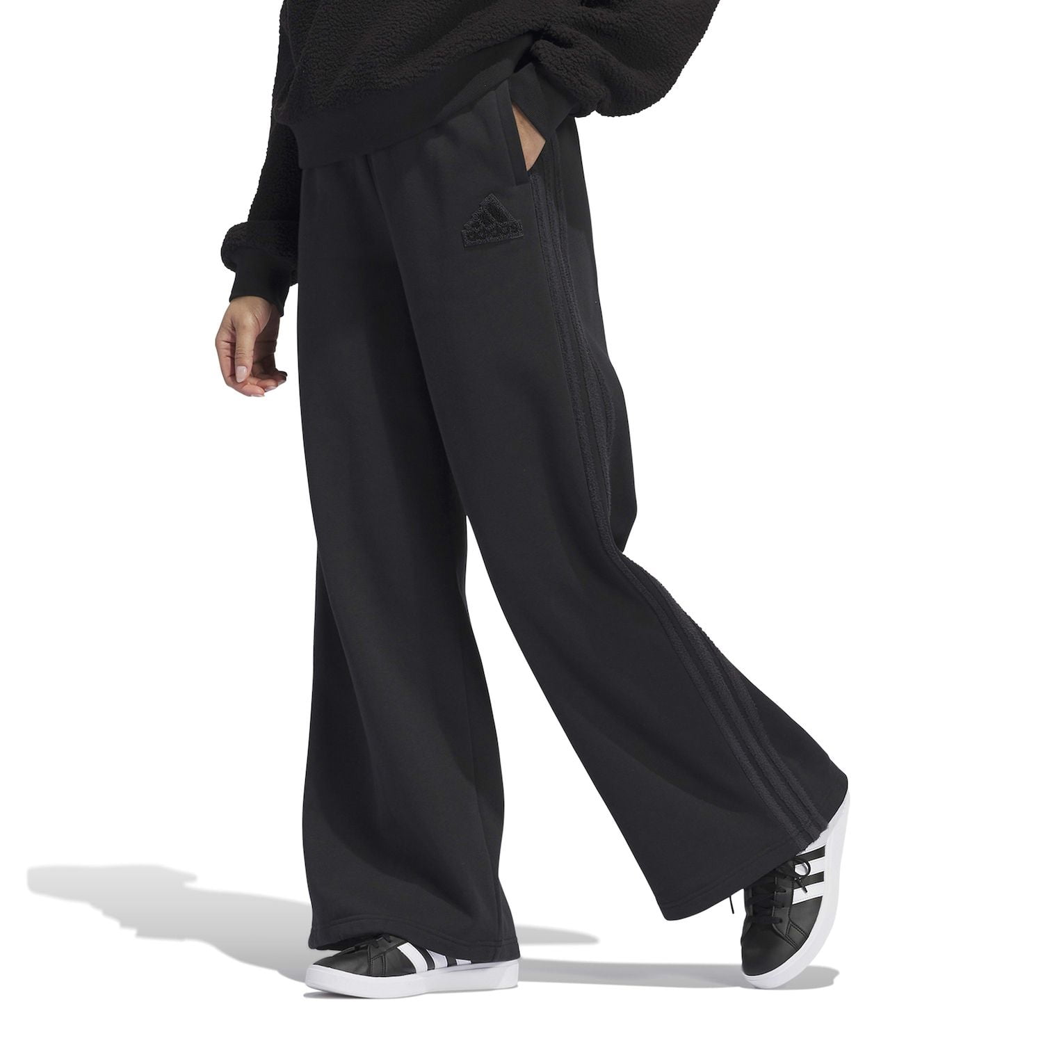 Women's adidas Coze 3-Stripes Pants Color: Black Size: SMALL - Walmart.com