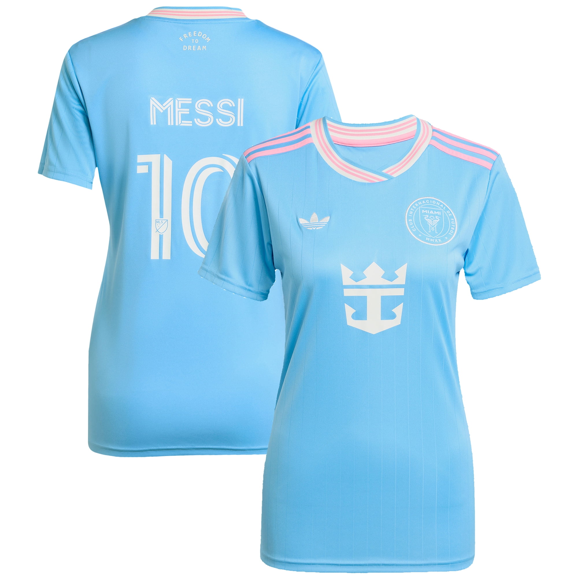 Women's adidas Originals Lionel Messi Blue Inter Miami CF 2025 Third ...