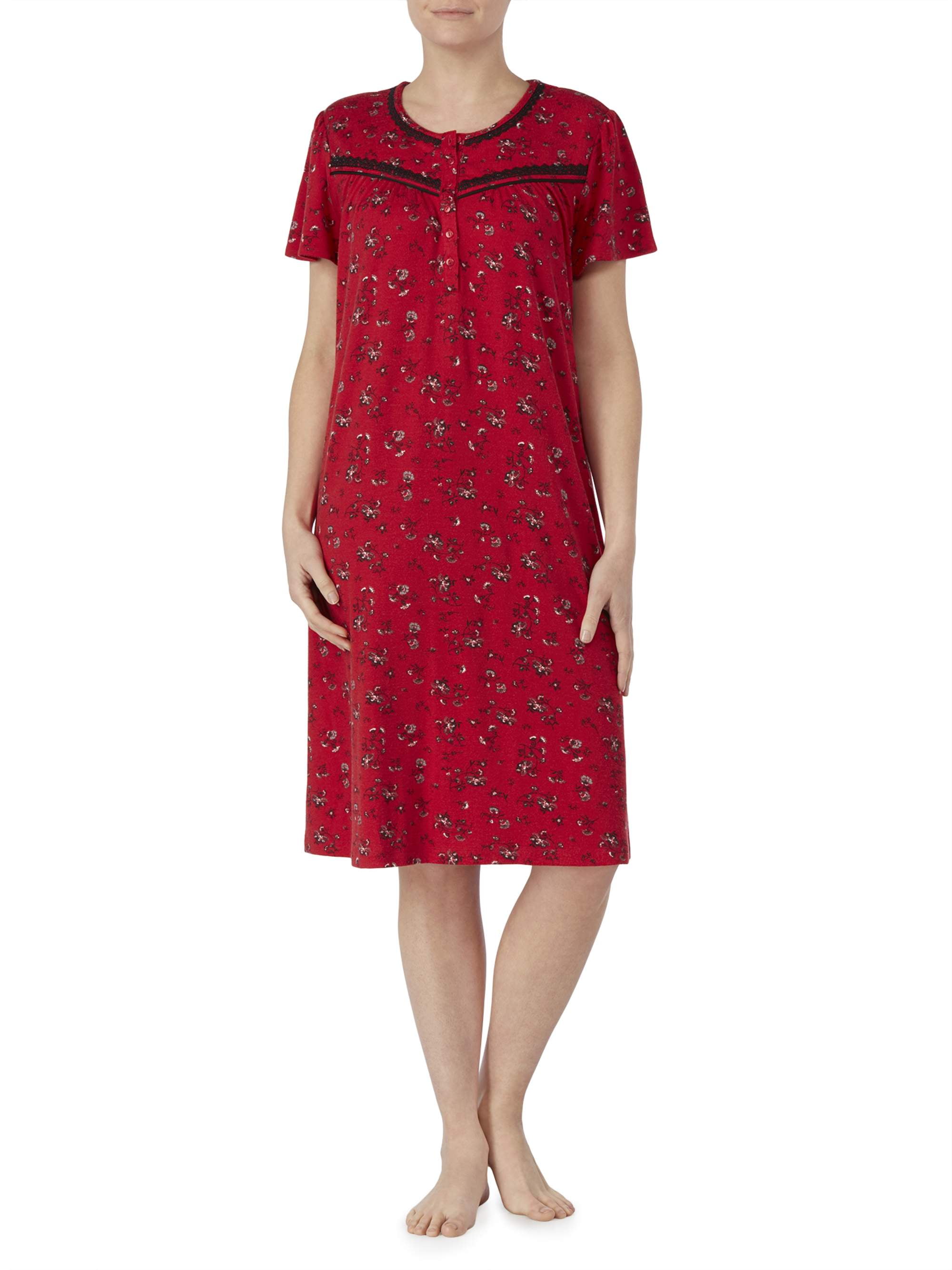 Women's and Women's Plus Traditional Flutter Sleeve Gown - Walmart.com