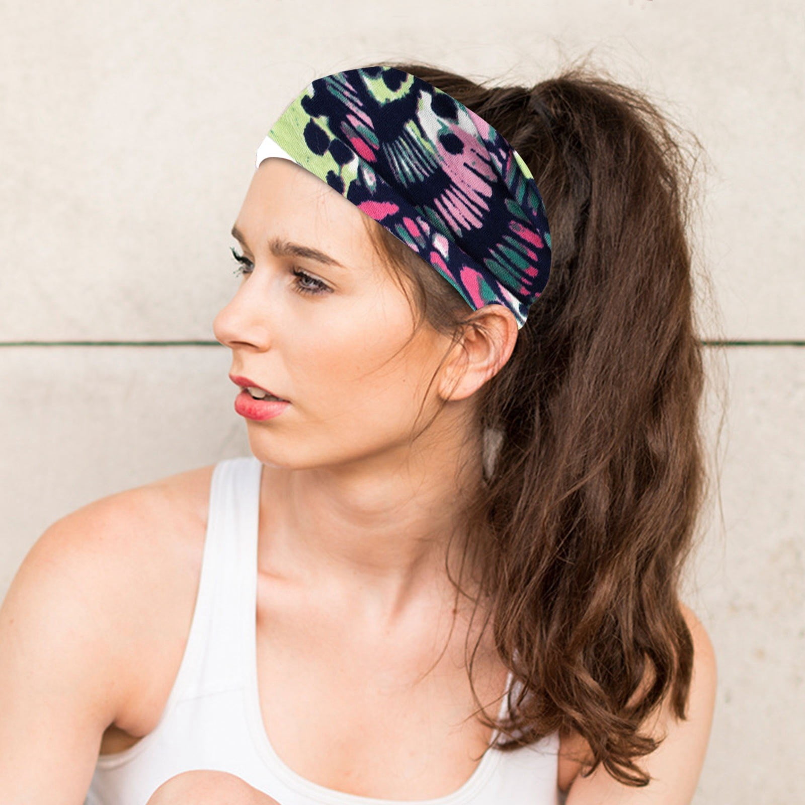 Womens Sports Headband Yoga Pack Hair Sweat Absorption Head Bandwidth