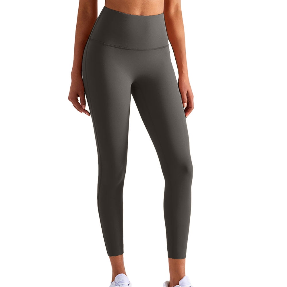 Women's waist buttock lifting sports fitness pants anti-squat peach ...