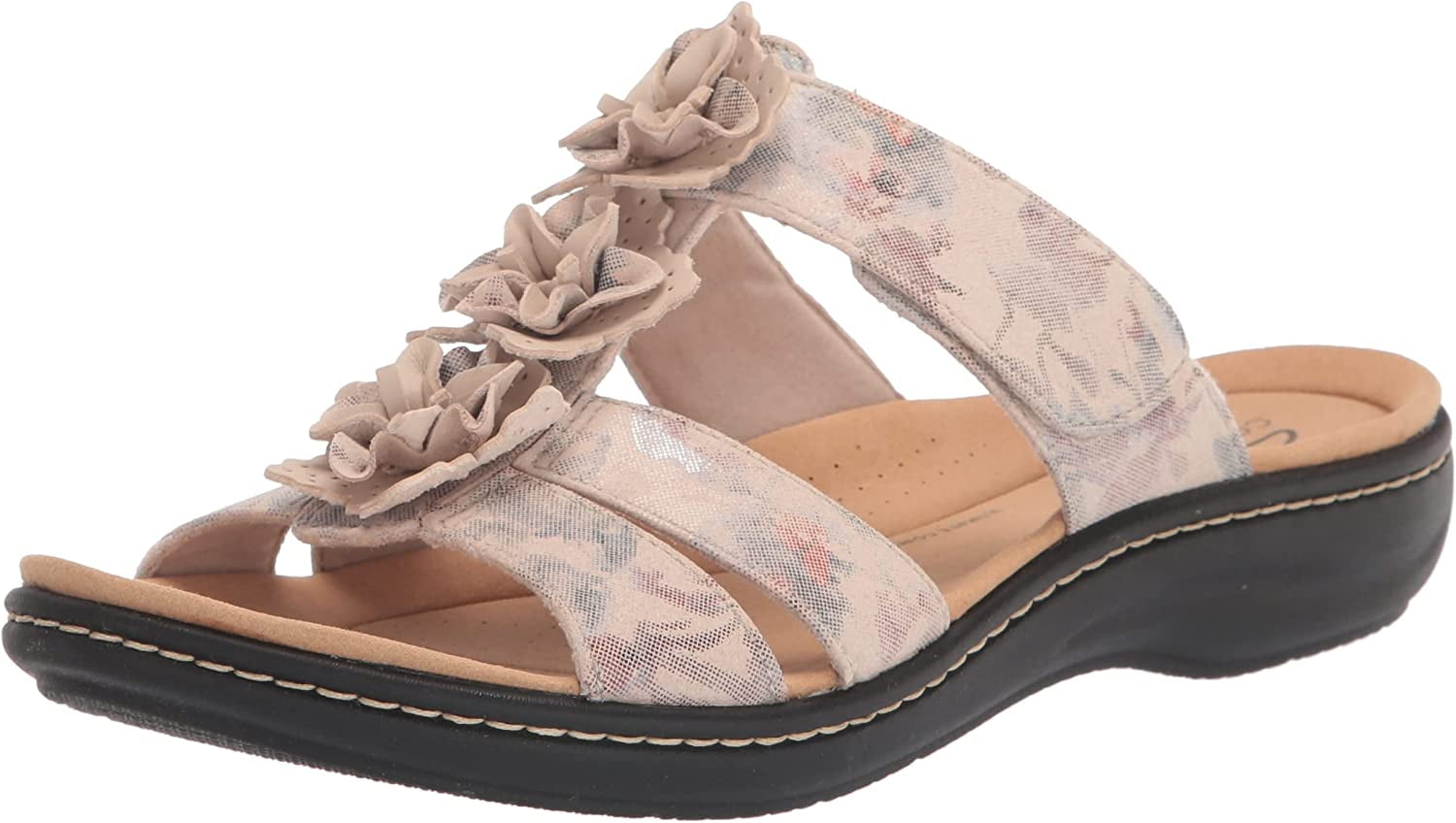 Women'sFlat Sandal Classic Leather Sandals, Casual Sandals with Arch ...