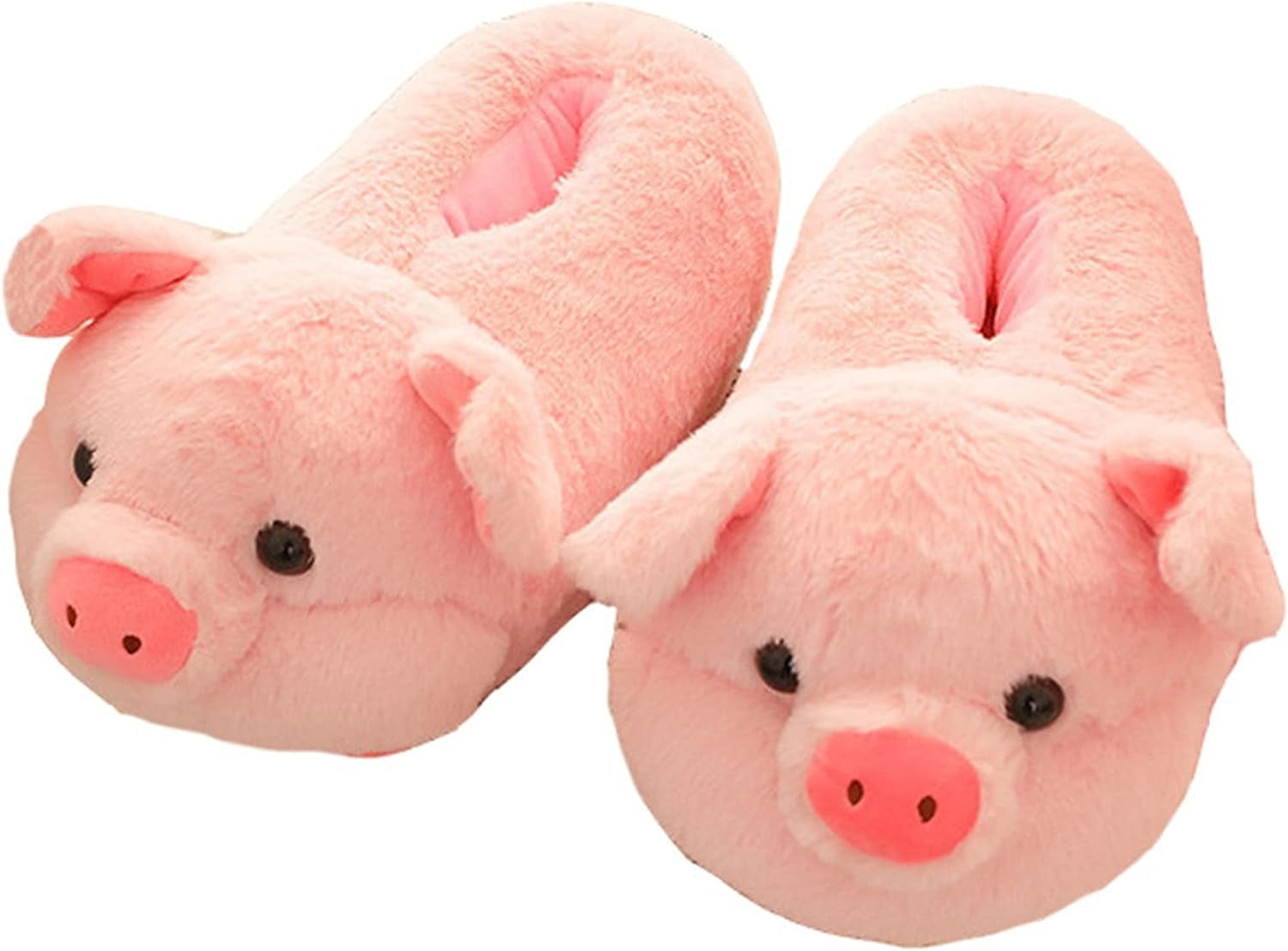 Women slippers Pig slippers Animal slippers Winter plush slippers Warm ...