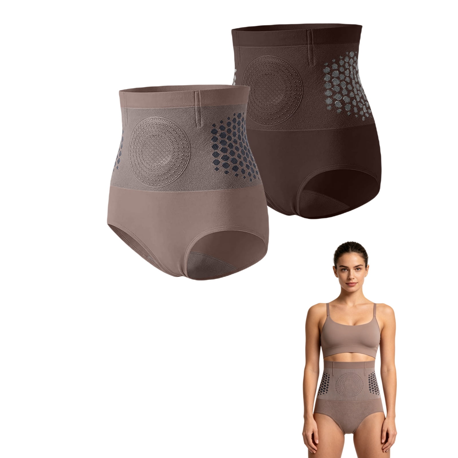 Womens 2 Pack 4-in-1 Micro-Particle Sculpting Shorts, Butt Lifting ...
