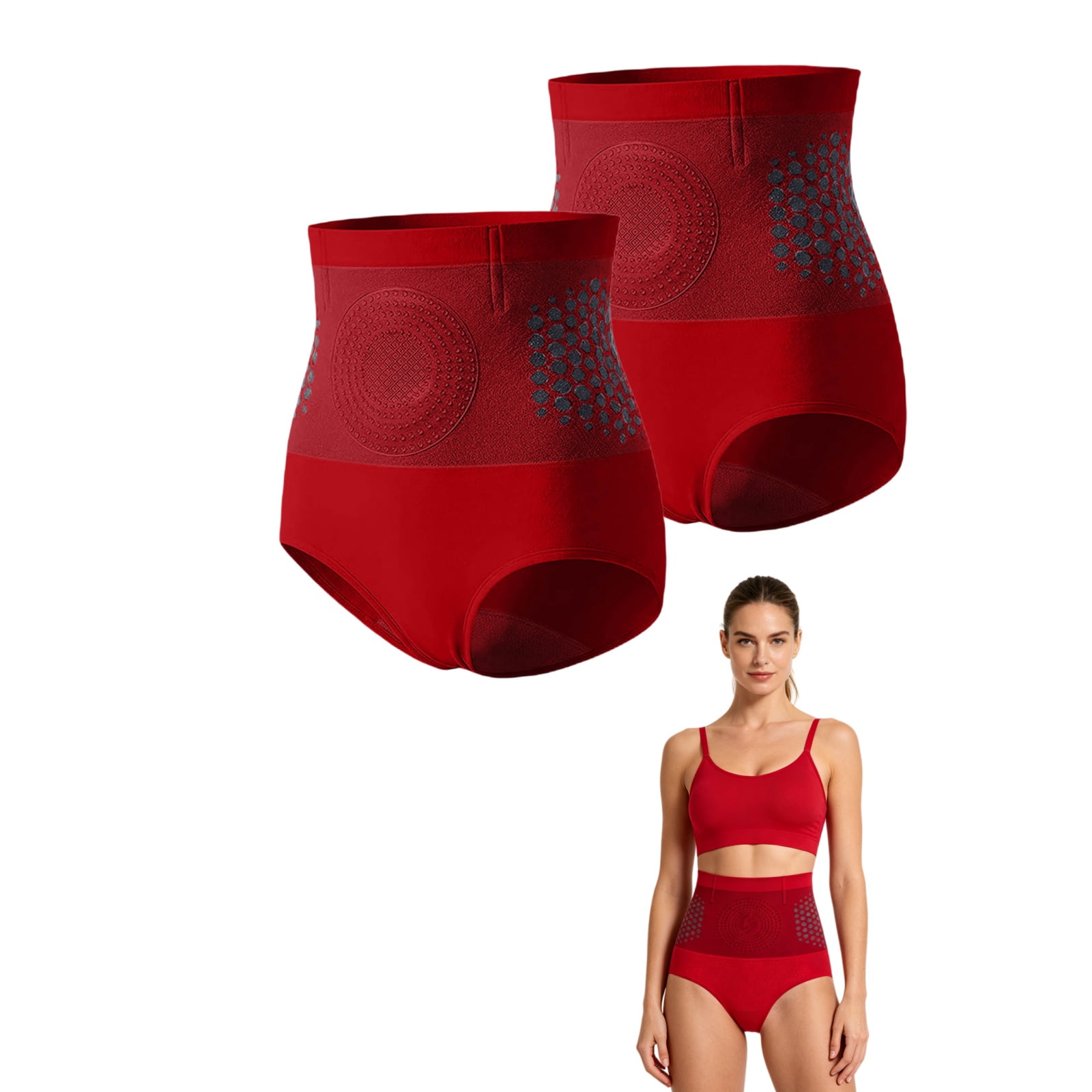 Womens 2 Pack Pauraju 4-in-1 Micro-Particle Sculpting Shorts, Lifting ...