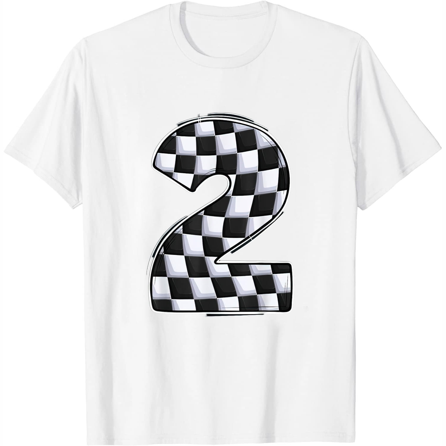 Womens 2 Year Old Pit Crew Boy Two Car Racing 2Nd Birthday Race Car T ...