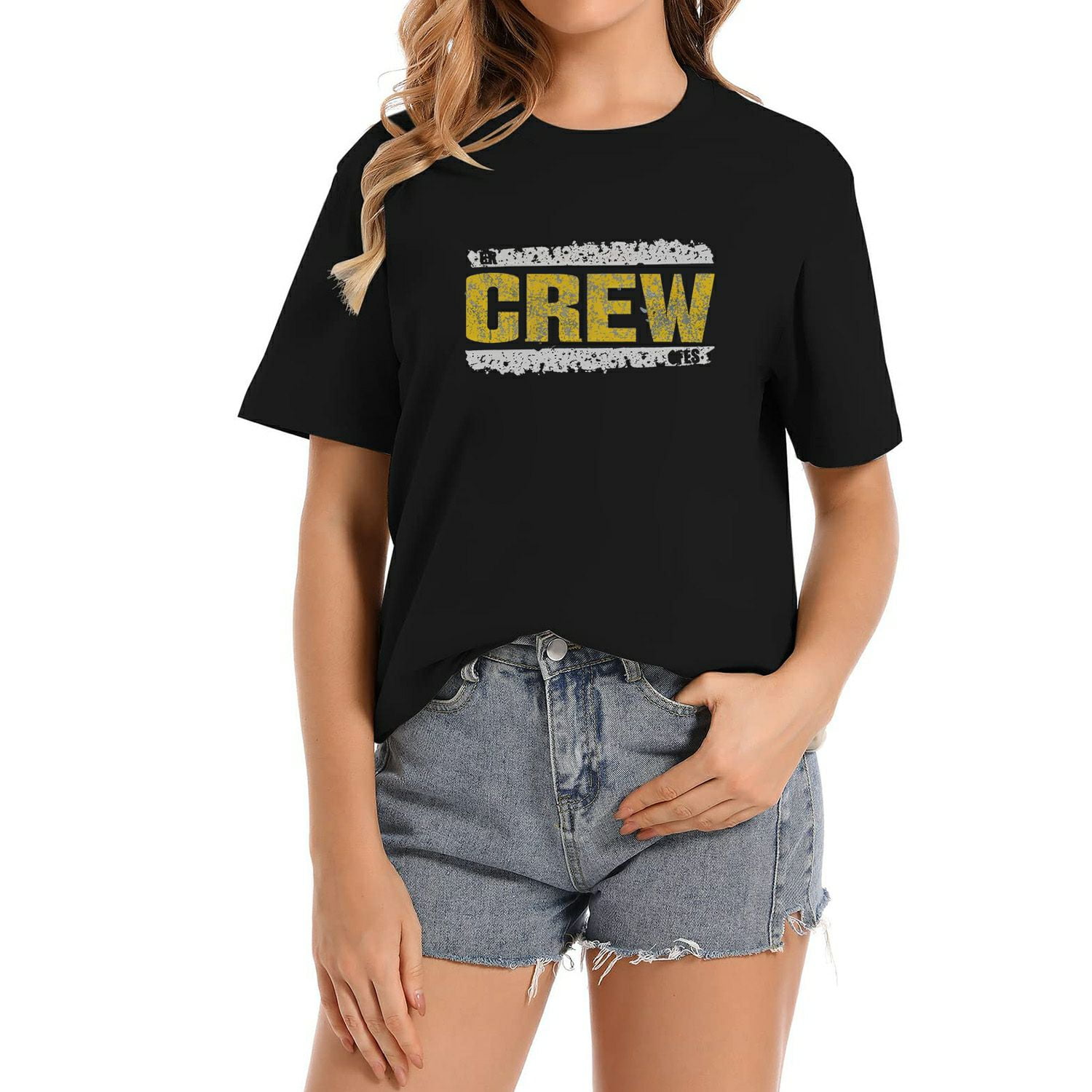 Womens 4th Fourth Grade Crew First Day Of School Girls Teacher Casual T ...