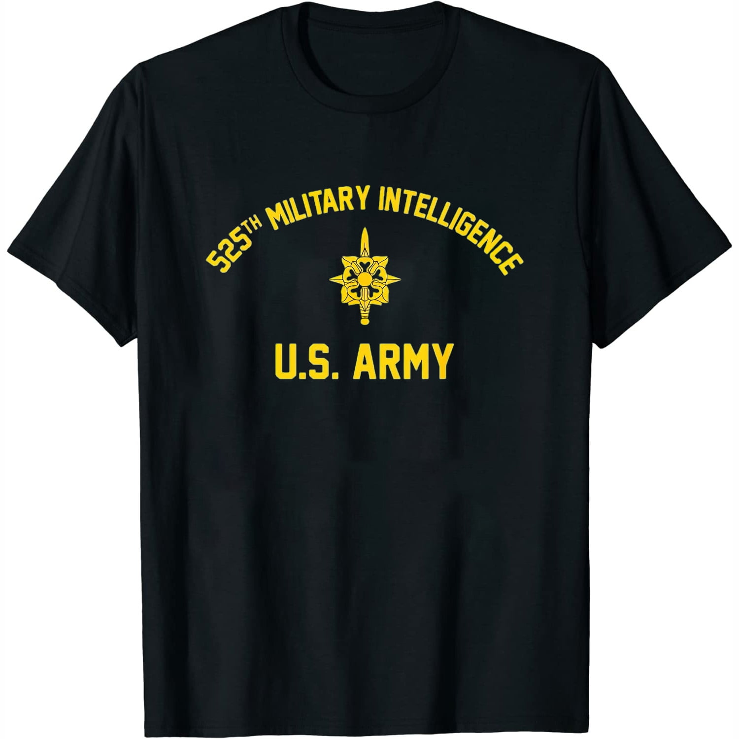 Womens 525Th Expeditionary Military Intelligence Brigade T-Shirt Black ...