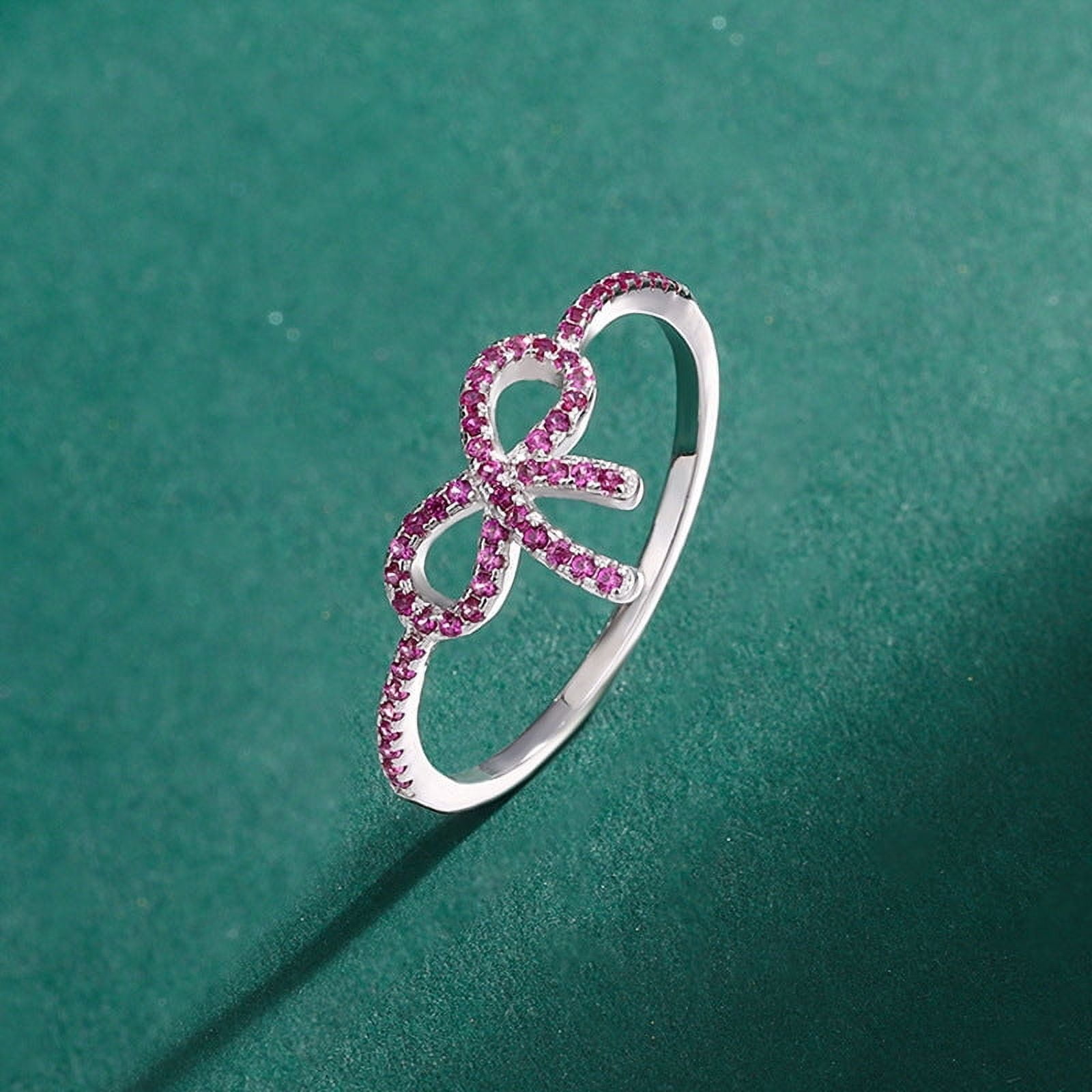 Womens 925 Sterling Silver Bow Ring: Elegant Design, Special Interest ...