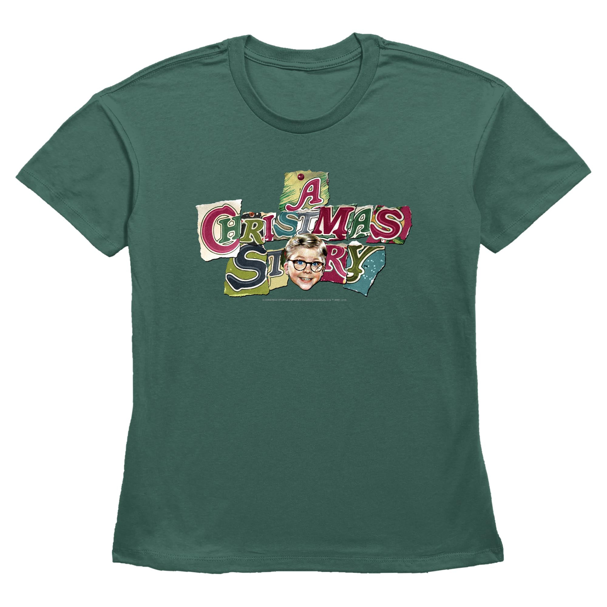 Womens A Christmas Story Ralphie Festive Logo T Shirt - Walmart.com