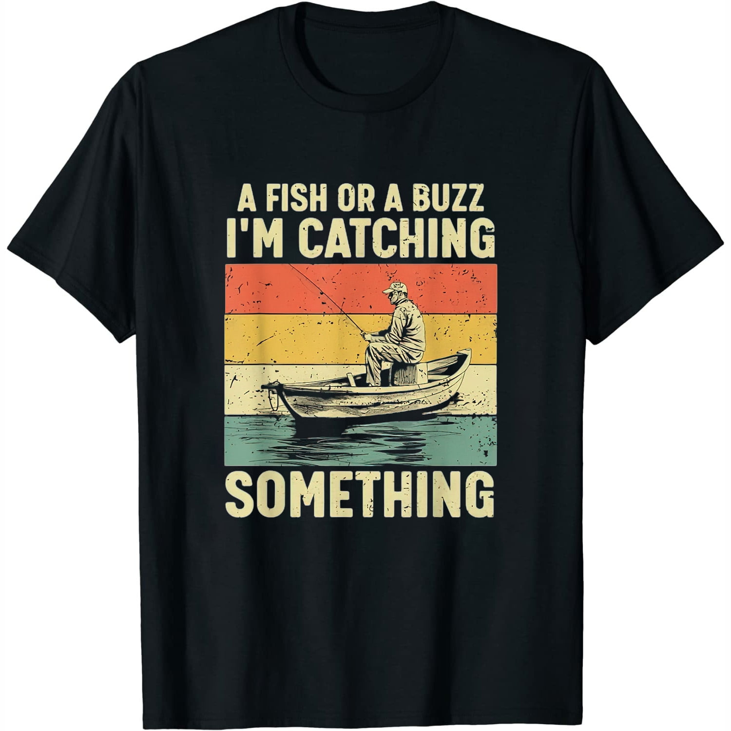 Womens A Fish Or A Buzz I'M Catching Something Funny Boat Fishing T ...