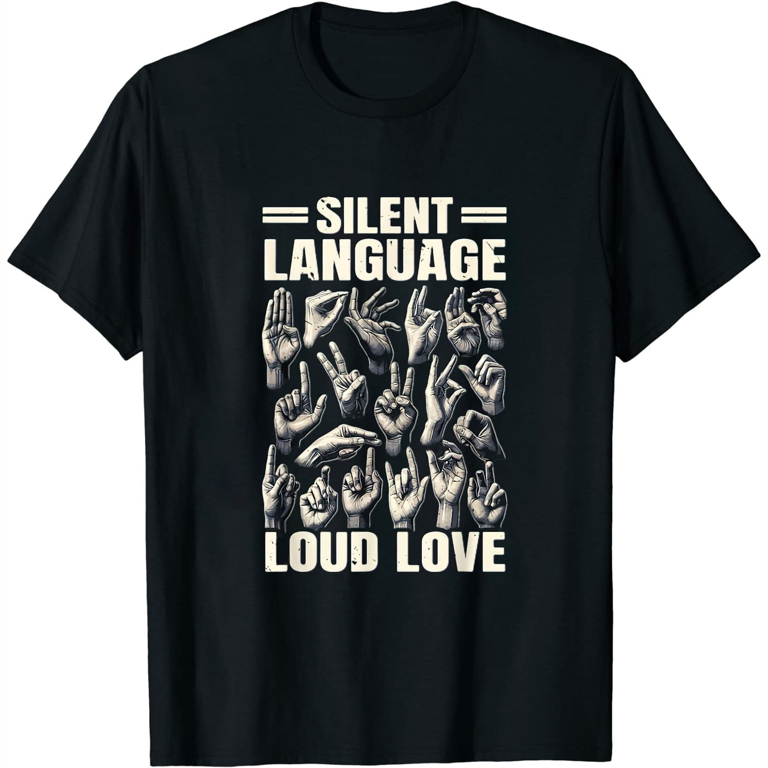 Womens ASL Interpreter Deaf ASL Teacher American Sign Language T-Shirt ...