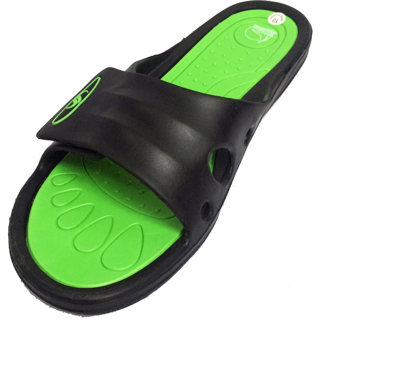 Womens Adjustable Anti Slip Comfy Slide Sandals Home Flats Shoes Shower ...