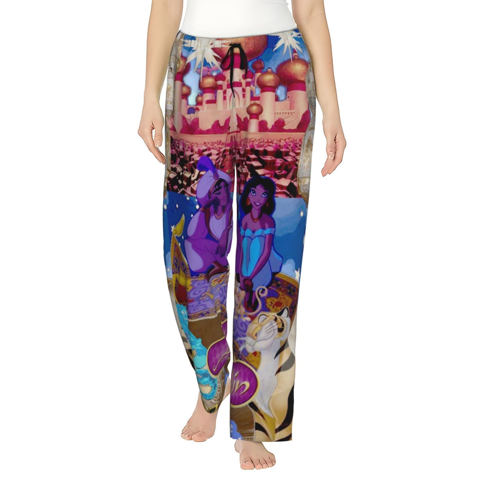 Womens Alad-di Gen-ie Pajama Pants Soft Lightweight Pajama Pants ...